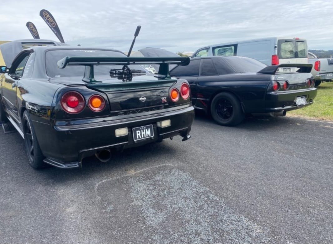 May 4th 2023 - RHM R34 Gtr setting the new record at Coota